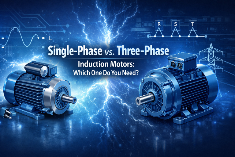 Single-Phase vs Three-Phase Induction Motors